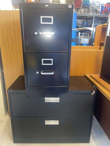 28” tall Two Drawer 36” long 18” deep Cabinet & 2 Drawer 29”x15”x25 ...