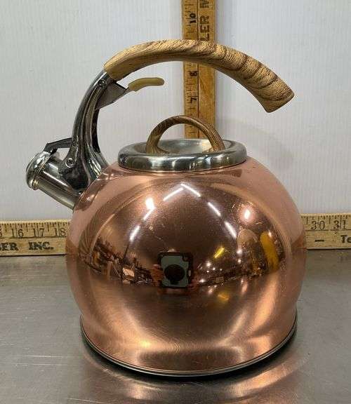Master Class Copper Tea Kettle - Sherwood Auctions