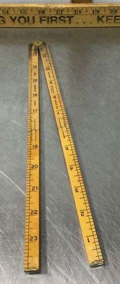 Folding Yard Stick/Ruler - Sherwood Auctions