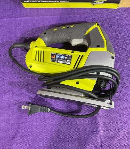 Ryobi Variable Speed Jig Saw Has Power When Plugged In - Sherwood Auctions