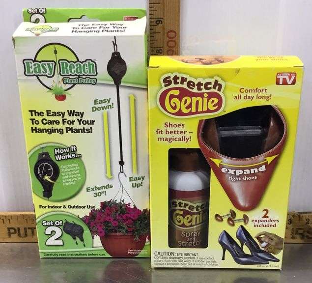 Stretch Genie, Easy Reach Plant Pulley, Bucket, Rolodex, Candle Holders ...