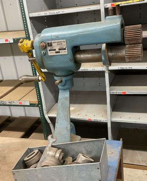 Roper Whitney Co. Pexto Tin Crimp Machine - Sherwood Auctions