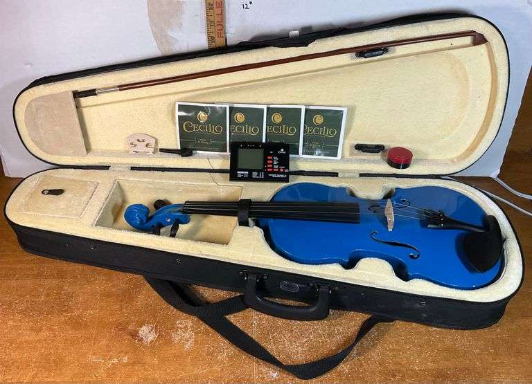 Mendini by Cecilio Beginner Violin, Bow, Electronic Tuner, Strings ...
