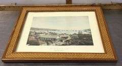 St. Thomas Print In Frame - Sherwood Auctions