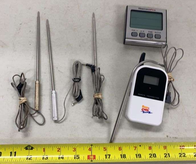 ThermPro Dual Probe Thermometer & Redi•Chek Barbecue Remote Transmitter ...