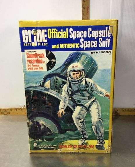 GI Joe Space Capsule and Space Suit Toy - Sherwood Auctions