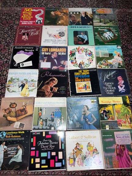 Assortment of Golden Oldies Vinyl Records - Sherwood Auctions