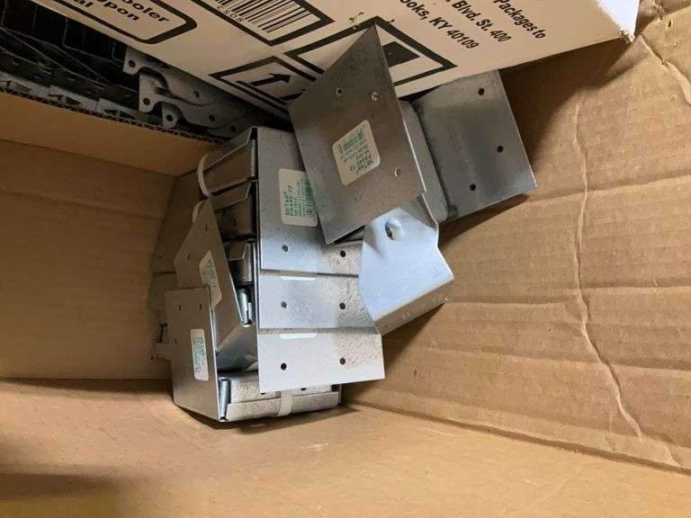 Assorted Double Joist Hangers, Post Hanger/Anchors & Miscellaneous ...