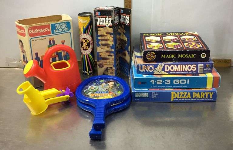 Large Box Of Children’s Toys and Games - Sherwood Auctions