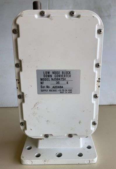 COMSTREAM Low Noise Block Down Converter #NJS8475V - Sherwood Auctions