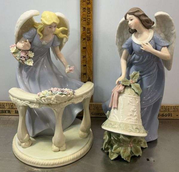 12” Tall Angel Figurines - Sherwood Auctions