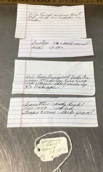 Fire-King White Mixing Bowl, Art Deco Jadeite Vase, Hazel Atlas Compote ...