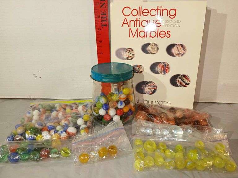 Vintage Marbles and Marble Collecting Book - Sherwood Auctions