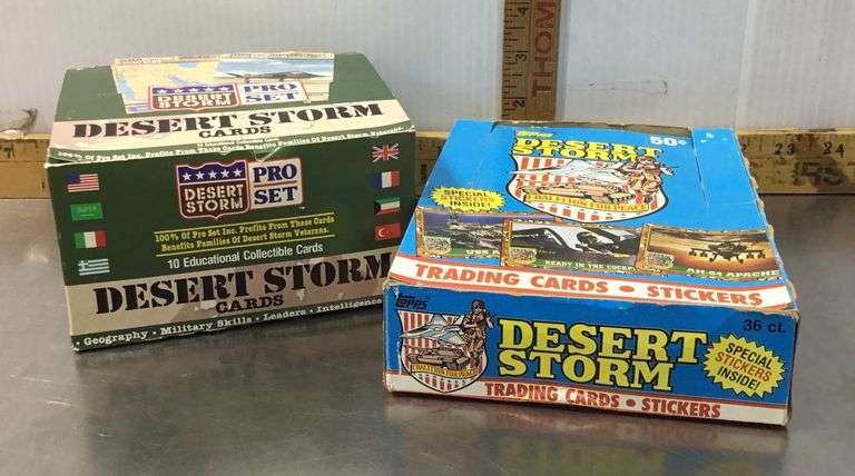 Topps Desert Storm Cards and Desert Storm Pro Set Cards - Sherwood Auctions