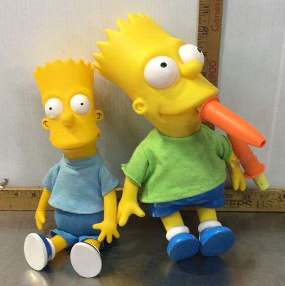2 Bart Simpson Toys - Sherwood Auctions