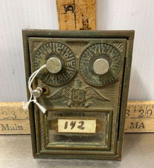Heavy Metal Combination Lock Bank Door - Sherwood Auctions