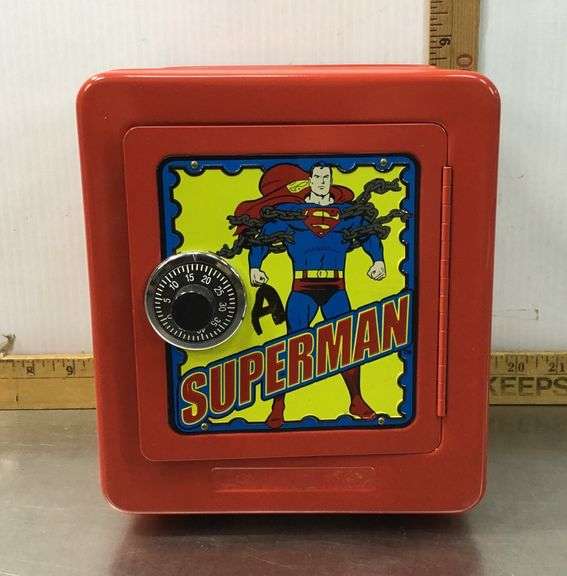 Metal Superman Bank - Sherwood Auctions