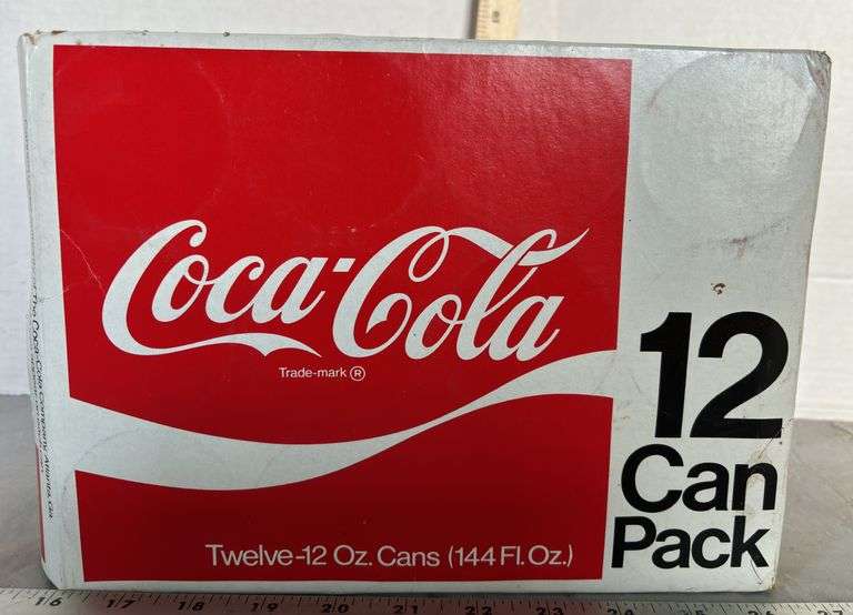 Coca-Cola 12 Pack Cans in Case - Sherwood Auctions