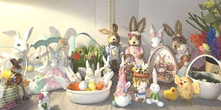 Easter Rabbits, Baskets & Easter Eggs - Sherwood Auctions