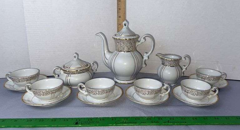 Beautiful Seyei China Tea Set Renaissance Pattern 1030 - Sherwood Auctions