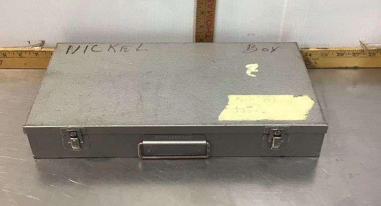 Metal Box Of American Nickels - Sherwood Auctions