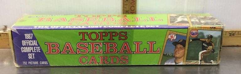 1987 Topps Complete Set Baseball Cards (factory sealed) - Sherwood Auctions