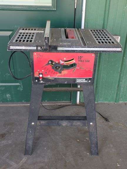 Master Mechanic 10" Table Saw - Sherwood Auctions