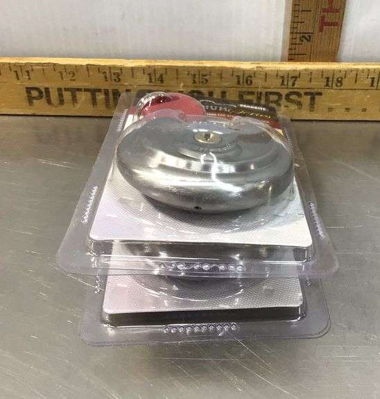 2 Steel Disc Padlocks - Sherwood Auctions