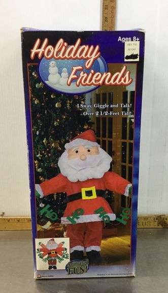 Animated Santa Claus & Decorative Holiday Lighting - Sherwood Auctions
