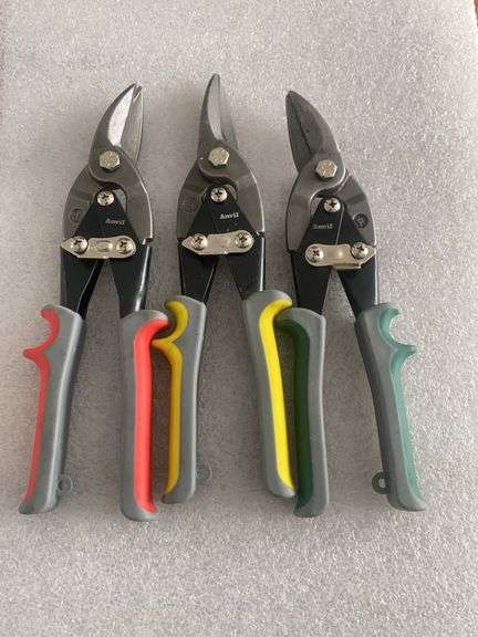 Anvil 3pc Aviation Cutter Set. Right, Left, & Straight. (NEW ...