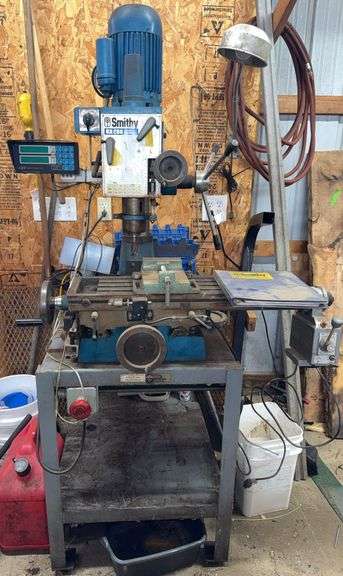 Smithy BX-288 Single Phase Milling Machine, Attachments & Manual ...