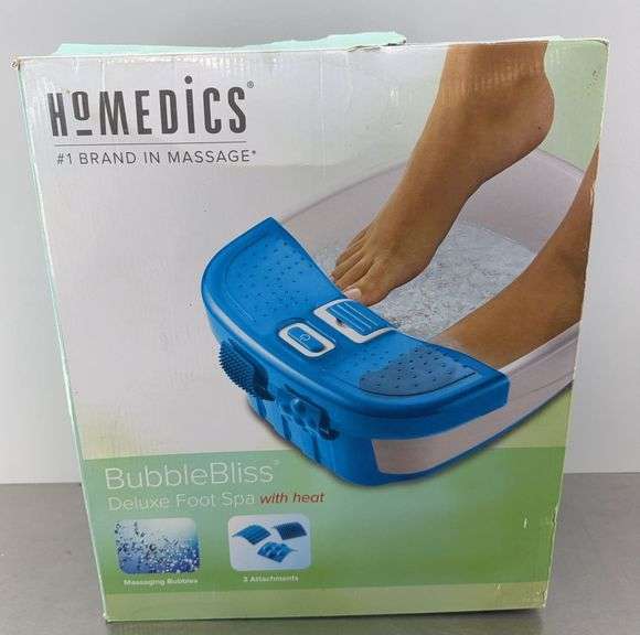 Bubble Bliss Deluxe Foot Spa - Sherwood Auctions