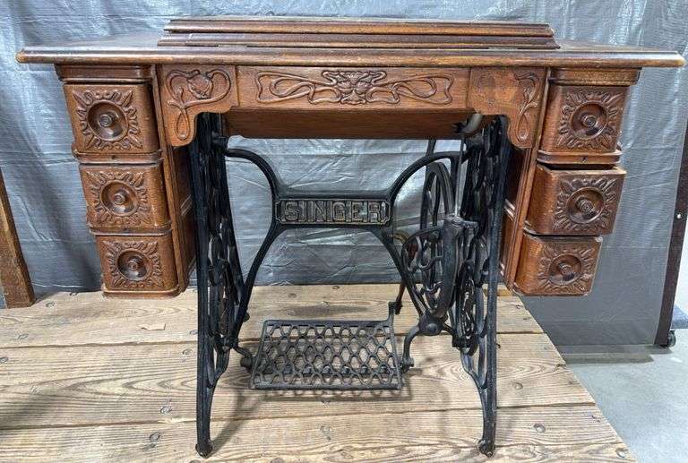 Singer Sewing Cabinet - Sherwood Auctions