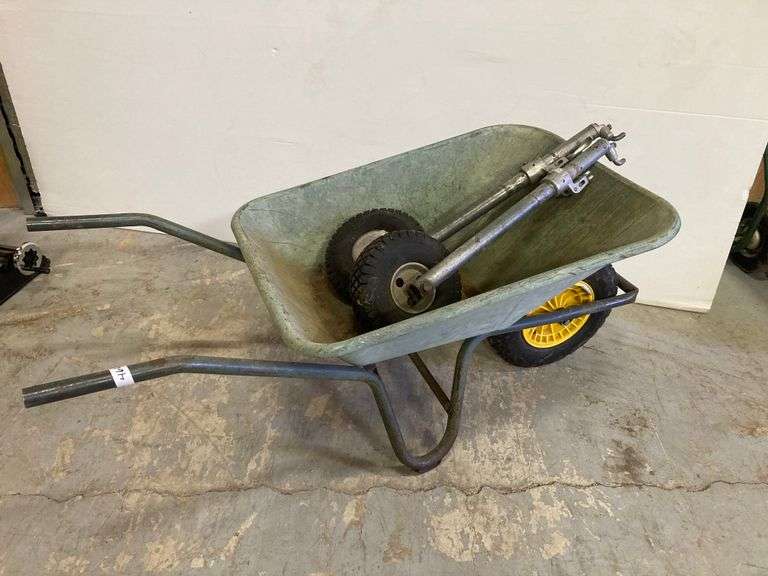 Wheel Barrow and Wheels - Southern Interior Auctions