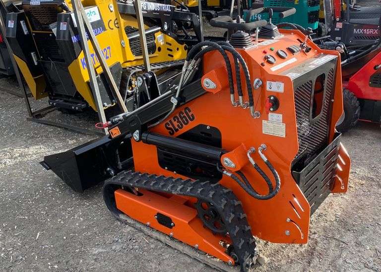 New! 2026 MMS SL36C Mini Stand On Tracked Skid Steer - Southern ...
