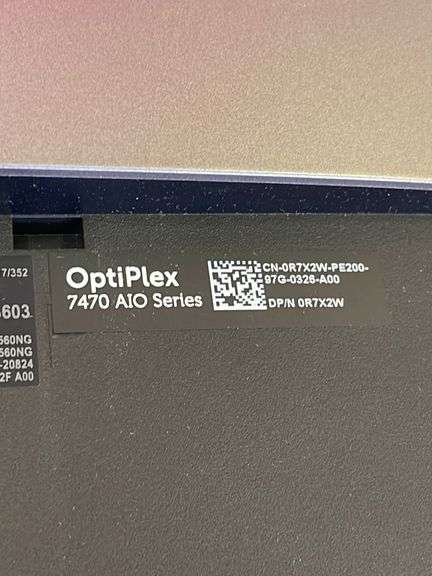 (2 Qty) Dell 7470 AiO Core i5 Series Computer (2 Qty) Computer Stands ...