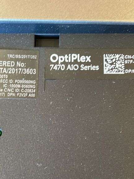 (2 Qty) Dell 7470 AiO Core i5 Series Computer (2 Qty) Computer Stands ...