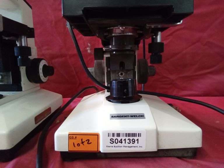 (2PC) Sargent-Welch Laboratory Microscopes - Sierra Auction Management Inc