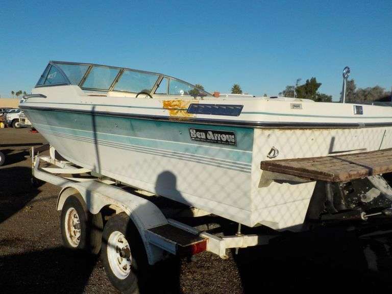 1990 Sea Arrow V-180 Boat - Sierra Auction Management Inc