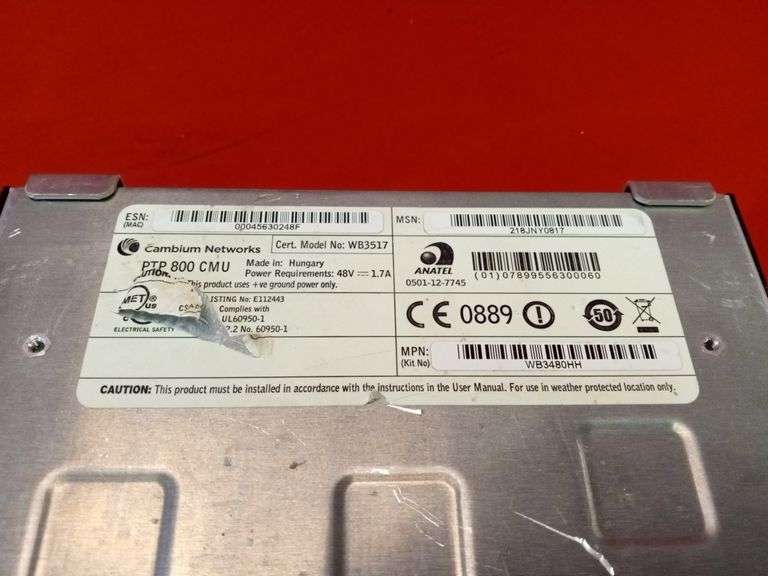 (3pc) Aviat Networks Digital Microwave Indoor Radio RFU HPv2 5.8-L6GHz ...