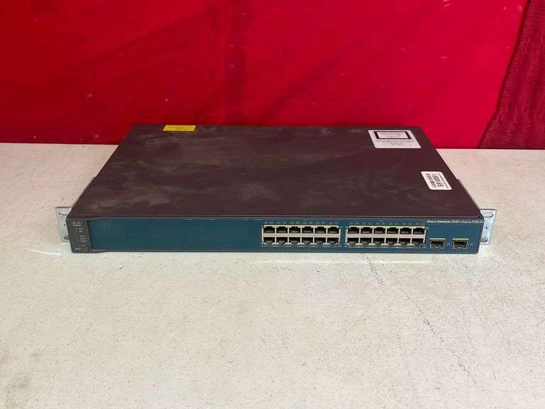 (1 Qty) Cisco Catalyst 3560 v2 Series PoE-24 - Sierra Auction ...
