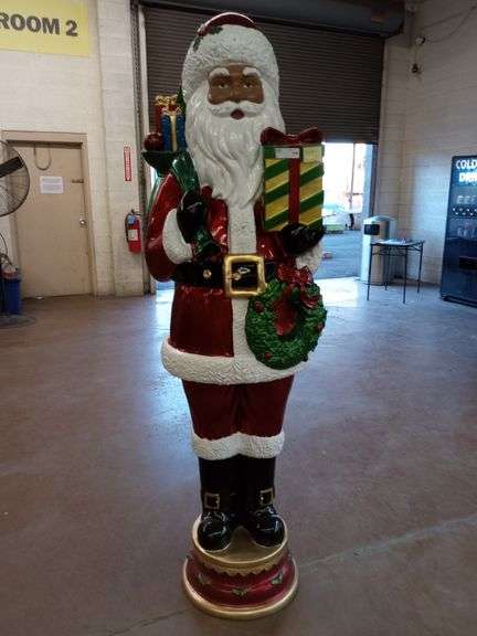6 FT Santa Claus Statue - Sierra Auction Management Inc
