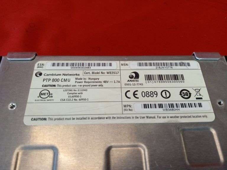 (3pc) Aviat Networks Digital Microwave Indoor Radio RFU HPv2 5.8-L6GHz ...