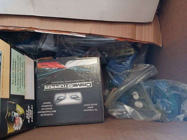 Box over Various Auto Parts - Sierra Auction Management Inc