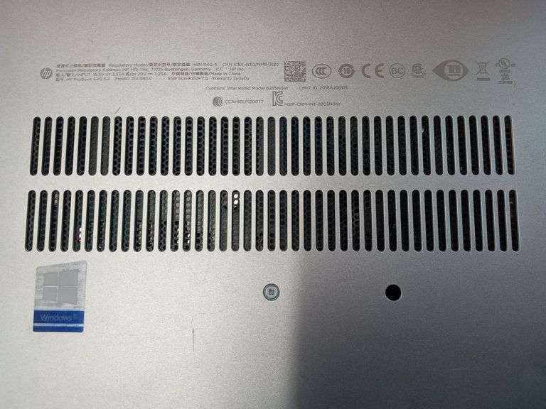 (4PC) HP ProBook HSN-114C-4 (No Power Cord) - Sierra Auction Management Inc