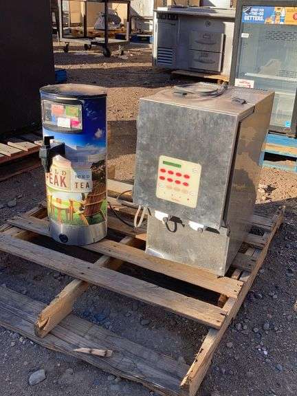 Stainless steel iced coffee machine and ice tea dispenser. - Sierra ...