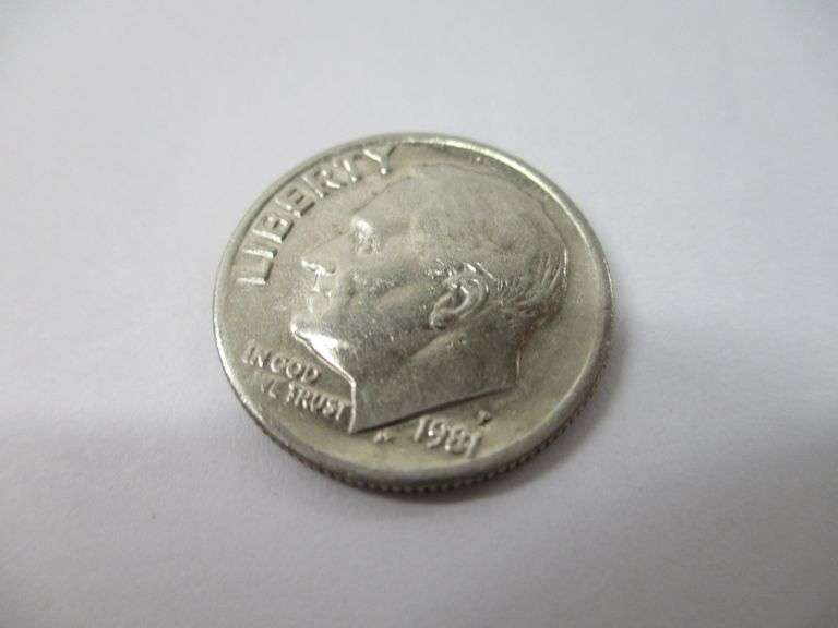 One 1981-P Dime - Sierra Auction Management Inc