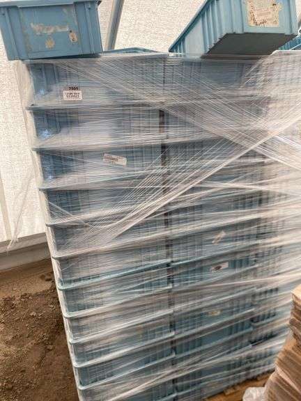 (1Qty) Pallet Of Empty Bins - Sierra Auction Management Inc