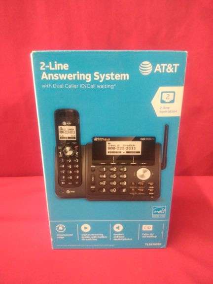 AT&T 2-Line Answering System - Sierra Auction Management Inc