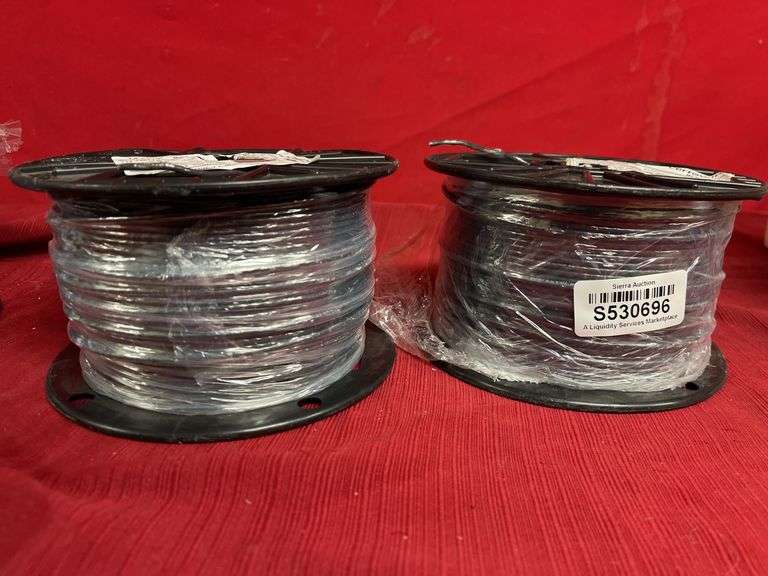 (2 Qty) 500ft Machine Tool Wire - Sierra Auction Management Inc